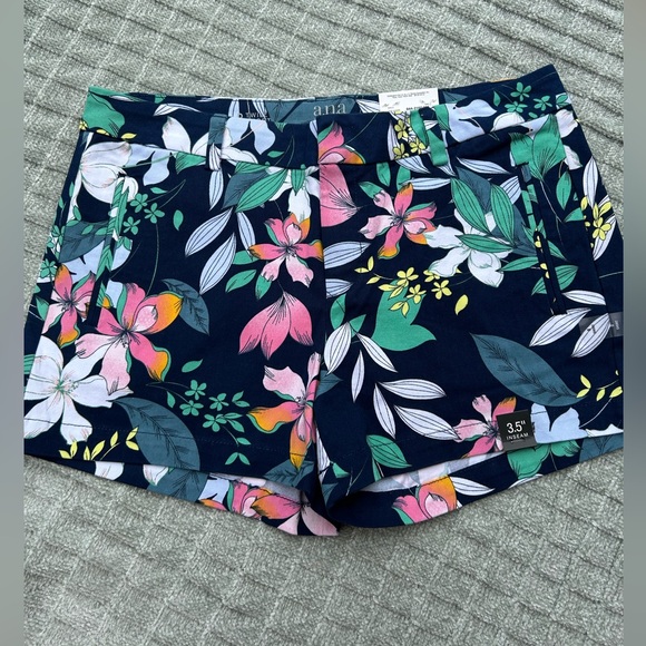 a.n.a | Shorts | Ana Womens Floral Print Shorts Navy | Poshmark
